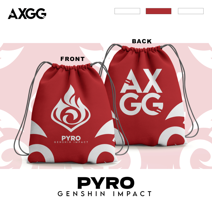 AXGG Genshin Impact ' - Gaming Drawstring Bag | Lazada PH