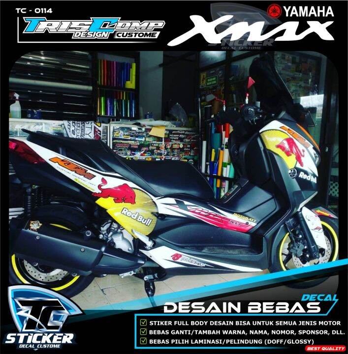 Stiker List Variasi Decal Xmax Full Body (Desain Bebas Request) - Decal ...
