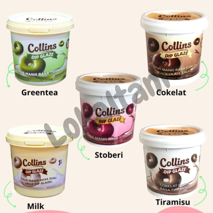 Selai Cokelat Manis Collins Choco Crunchy, Saus Cokelat Dip Glaze 1 Kg ...