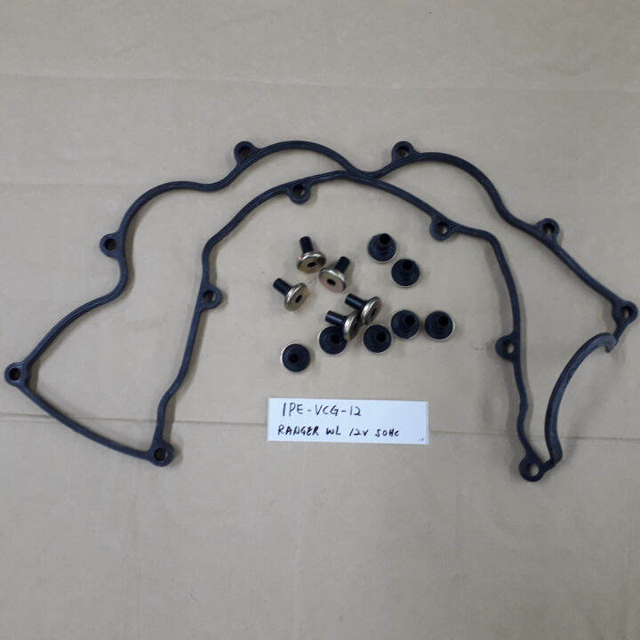 (1SET IPE-VCG-12) (12PCS BUSH) VALVE COVER GASKET & VALVE COVER BUSH ...