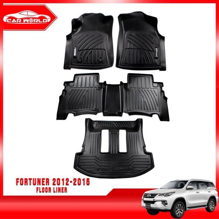Floor Liner Deep Dish Matting For Toyota Fortuner 2005 - 2015 | Lazada PH