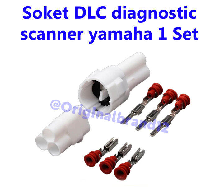 1SET Soket DLC Yamaha 3 pin Diagnostic scanner 1 Set | Lazada Indonesia
