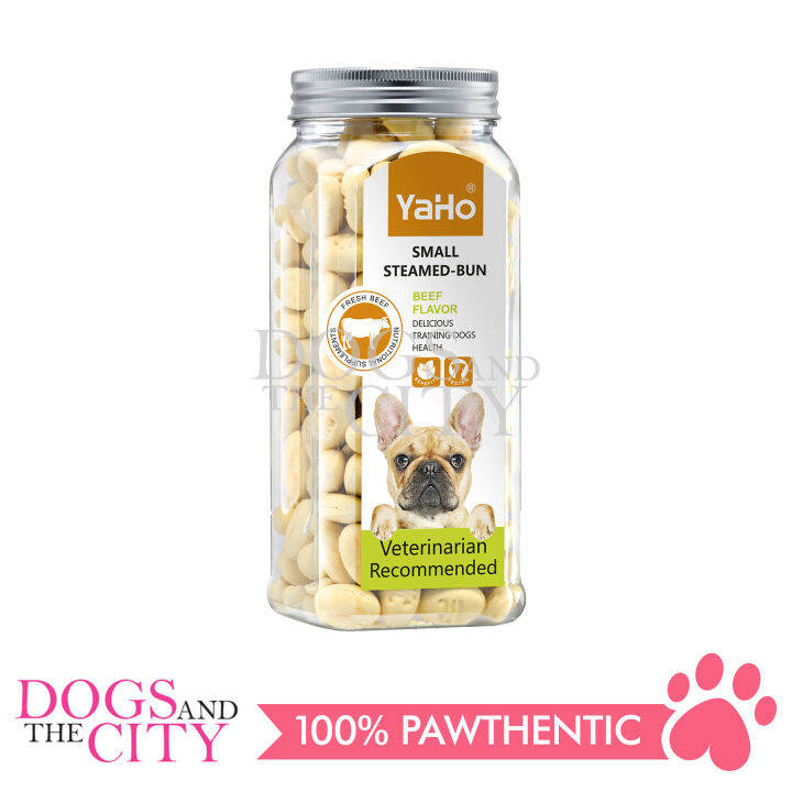YAHO YH2104 Small Steamed-Bun Beef Dog Reward Treats 200g | Lazada PH