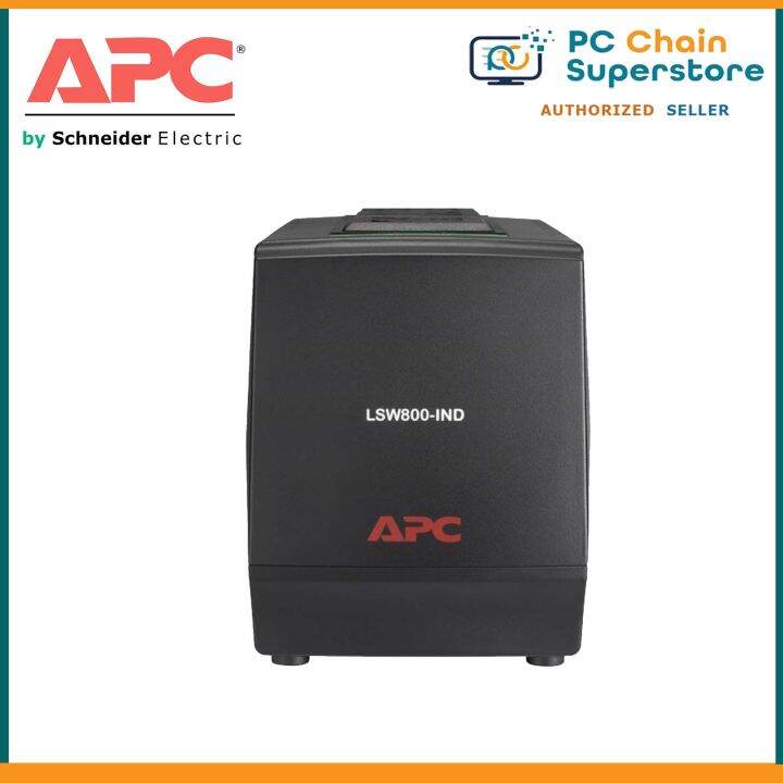 APC Line-R 800VA / 400W Automatic Voltage Regulator (AVR) - 3 Universal ...