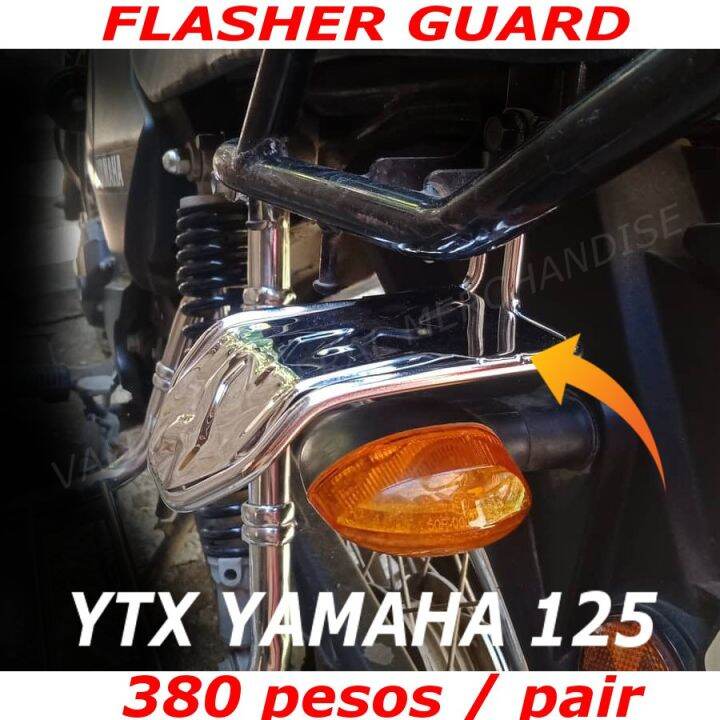 Yamaha YTX 125 Flasher Guard Stainless Pair | Lazada PH