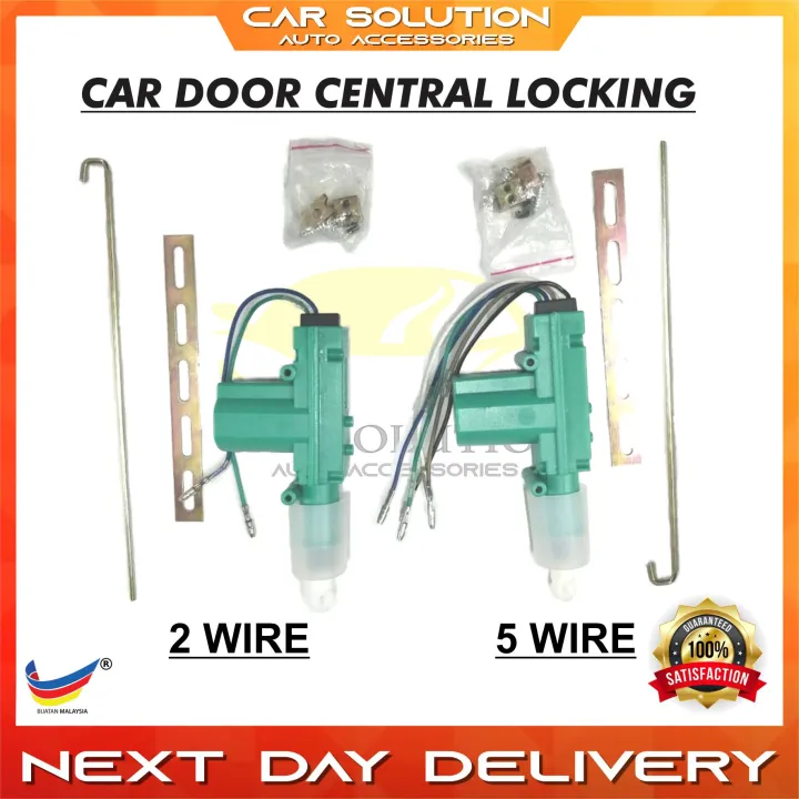 Car Central Locking System 2 / 5 Wire Automatic Power Door Lock ...
