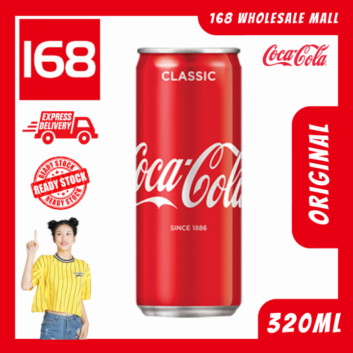 Coca-Cola Can (Rasa Asli) - 320ml | Lazada