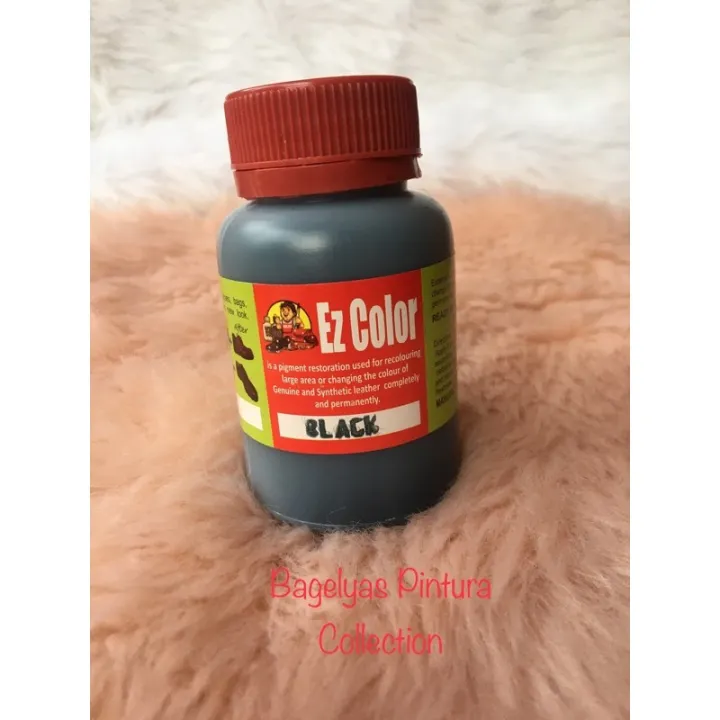 Leather Coloring Paint for Bags and Shoes - Black Matte Finish | Lazada PH