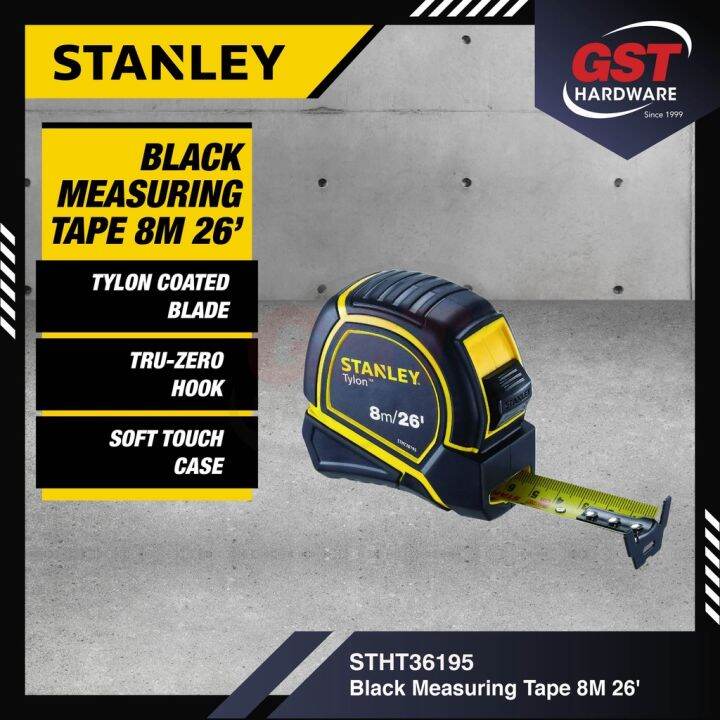 Stanley Measuring Tape 8M STHT36194/5 Stanley Measument Tape Pita ...