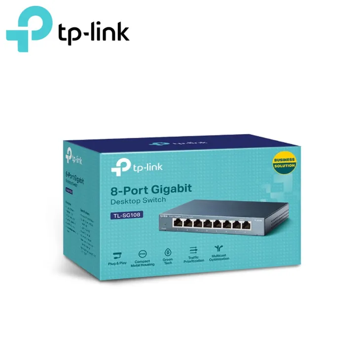 TP-Link Tl-Sg108 8-Port Gigabit Desktop Switch | Lazada PH