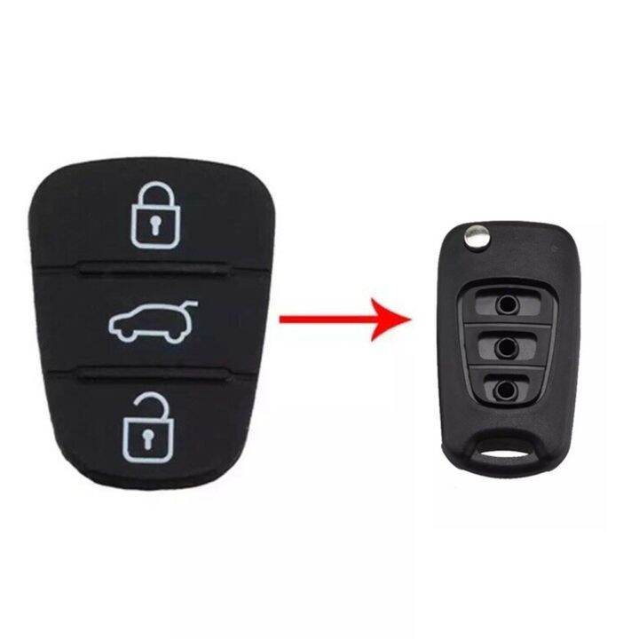 【AUTOMALLS】 Car Key Button Cover Replacement Rubber Key Pad Replace ...