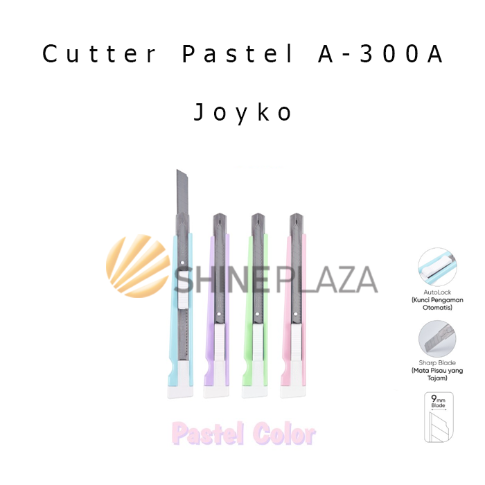 Cutter Cuter Kecil Pastel Color Joyko A-300 - Pemotong Kertas Joyko A ...