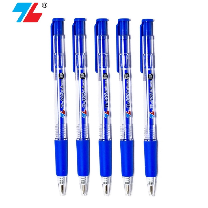Bút Bi Thiên Long TL-025 Chính Hãng Ngòi 0.8mm (Xanh / Đỏ / Đen ...