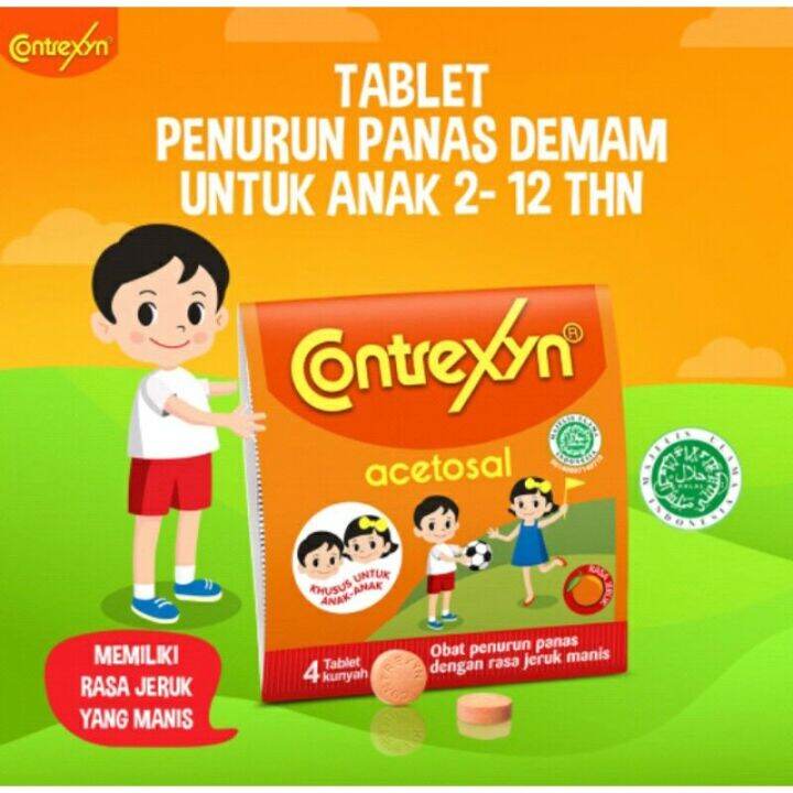 Contrexyn Strip Isi 4tab | Contrexyn Anak Contrexin Tablet kontreksin 1 ...
