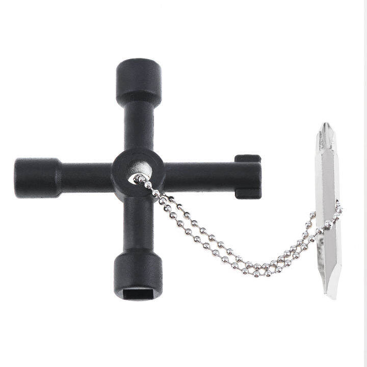 Multi-function 4 In 1 Cross Switch Key Wrench Universal Cross Triangle ...