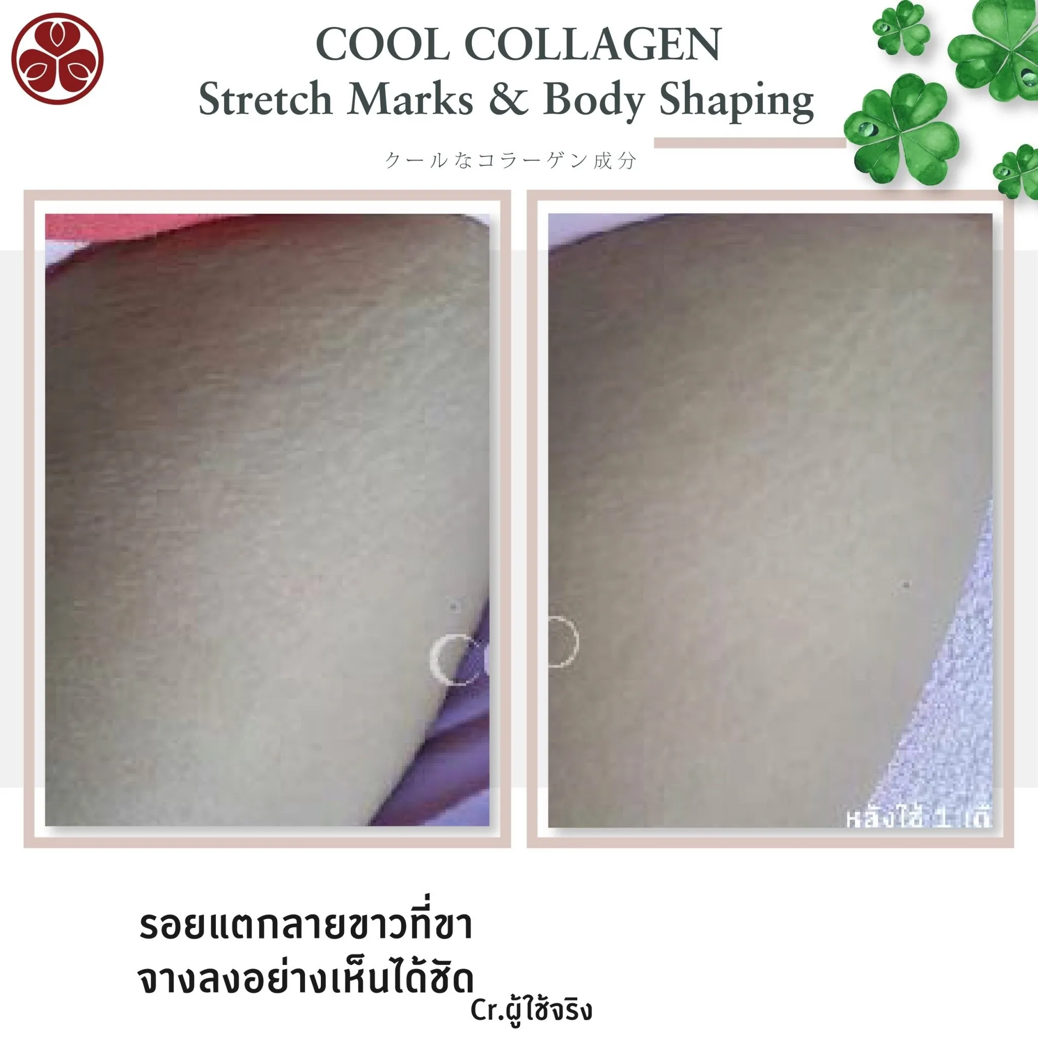 Cocoro Tokyo Cool Collagen Stretch Marks & Body Shaping 120 ml. ครีม ...