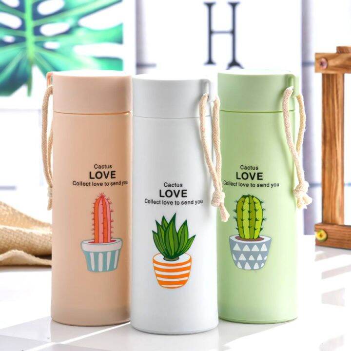 Botol Minum Anak Motif Cactus Botol Kaktus 350 ml Botol Kaca istana ...