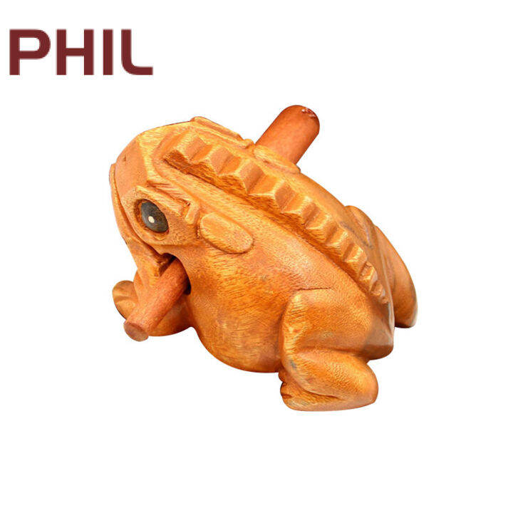 PHIL Percussion Instruments Guiro Rasp Wooden Frog With Scraper From ...
