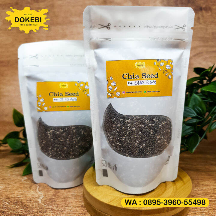 Organic Black Cia Seed - 100G / Chia Seed | Lazada Indonesia