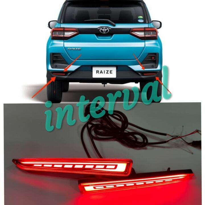 Lampu LED Reflektor Toyota Raize 2021 Lamp LED Reflector Bumper ...