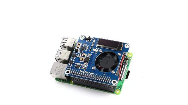 Raspberry Pi 4 PoE HAT 802.3af Power Over Ethernet บอร์ดขยายพร้อมพัดลม ...
