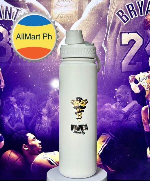 Customized Black Mamba Aquaflask 22oz Wide Mouth with Cap Lid Vacuum ...