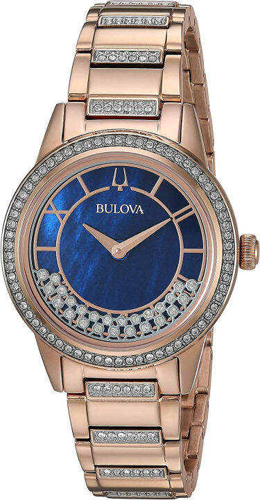 Bulova Women's Quartz Movement Two Tone Dress Watch (Model: 98L247 ...