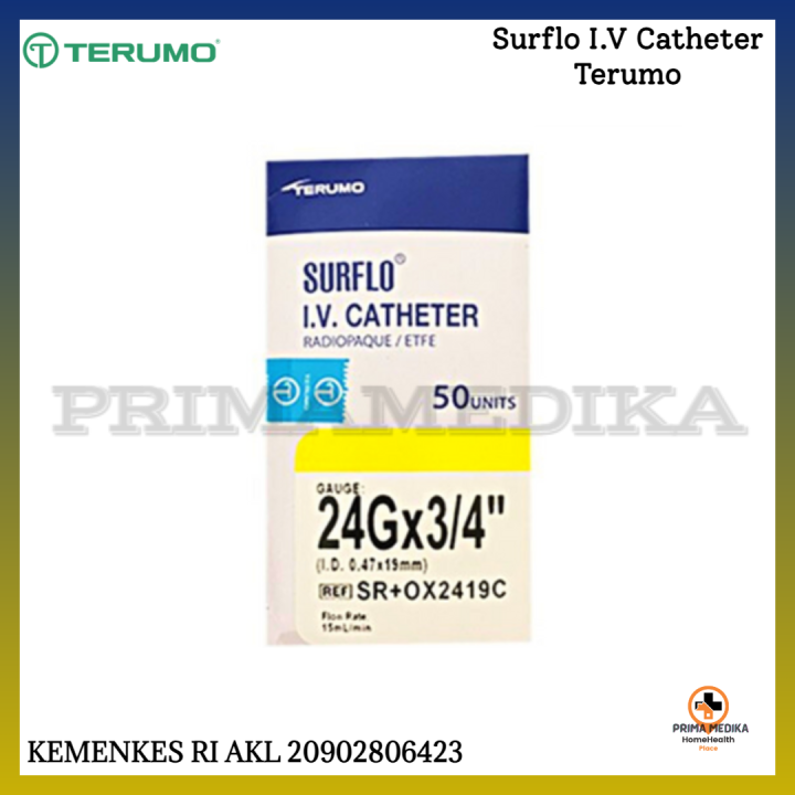 Surflo IV Catheter Terumo | I.V Catheter Terumo | Abbocath Surflo ...
