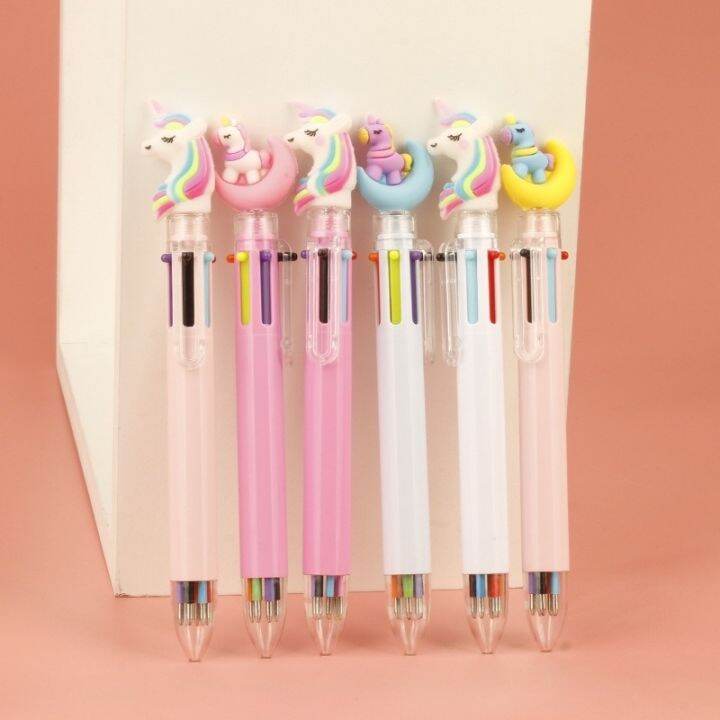 Pulpen Unicorn Bolpen Karakter Mix Colour 6 Warna Ballpoint ...