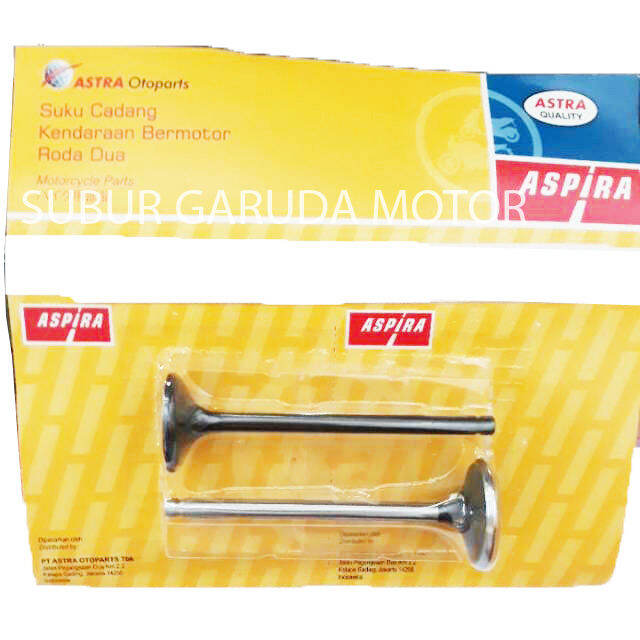 KLEP SET SUPRA FIT LEGENDA REVO 100 TIPE KFM PAYUNG MERK ASPIRA ...