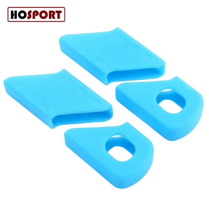 Universal Bicycle Silicone Crank Arm Boots Sleeve Cover Crank Protector ...
