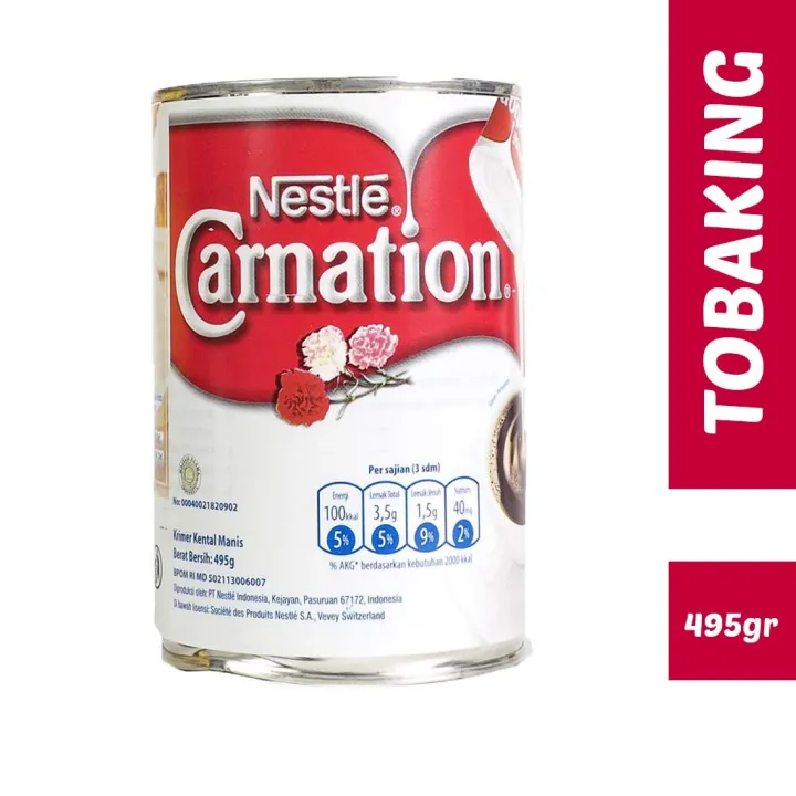 Susu Carnation Besar 495 gr Nestle krimer kental manis SKM | Lazada ...