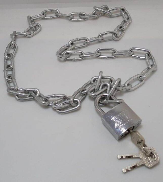 Rantai Besi Set Gembok Murah / Rantai Besi Kapal + Gembok 30mm / Rantai ...