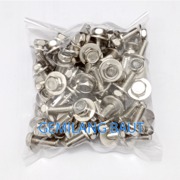 Baut Dek Mio Nekel / Baut Injakan Kaki / Baut Bordes | Lazada Indonesia