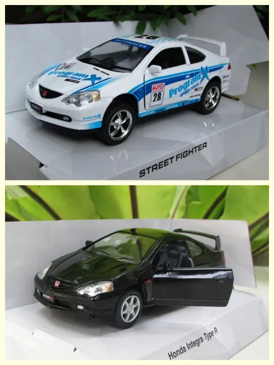 Kinsmart (12cm) Honda Integra DC5 Type R Super Car 2002 Diecast Model ...