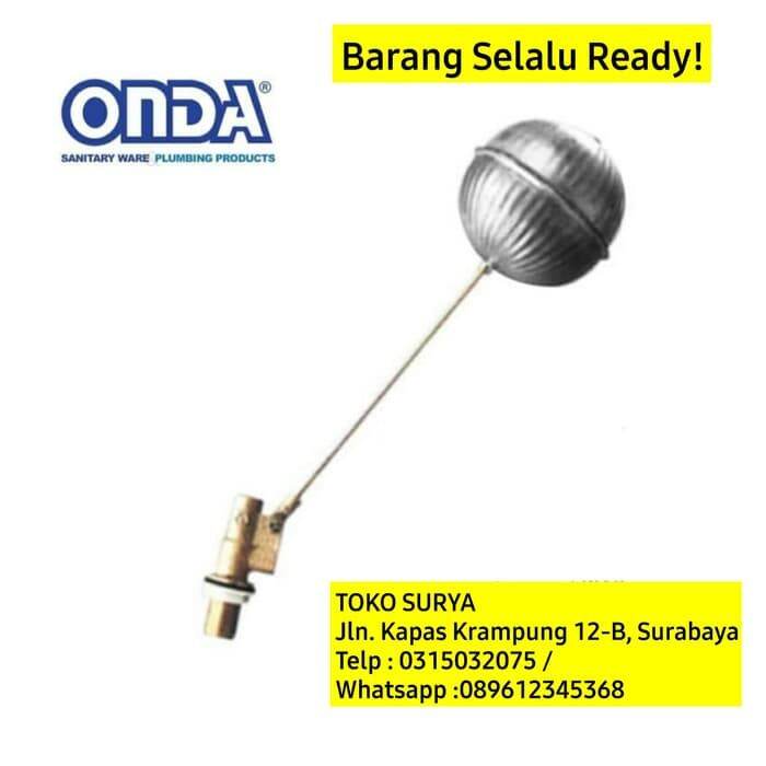 Pelampung Bola / Pelampung Air / Floating Valve Ukuran 1 1/2 Inch ONDA ...
