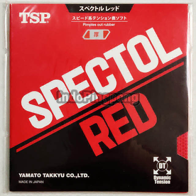 TSP Spectol Red 1.9 - Short Pips Karet Bintik Serang Pendek | Lazada ...
