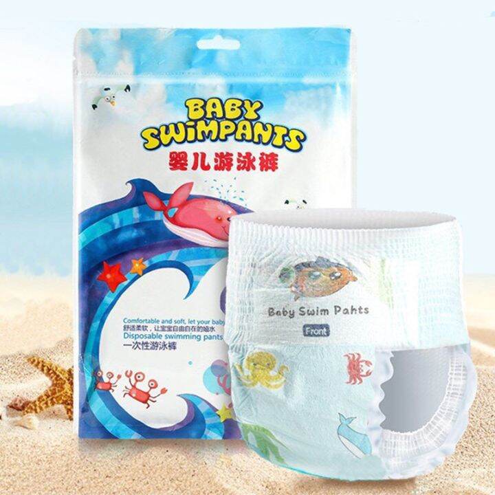 Waterproof Disposable Baby Swimming Diaper Leakproof Toddlers Kids ...