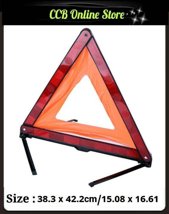 Reflective Warning Triangle Sign (Car Breakdown Signal Motorway ...