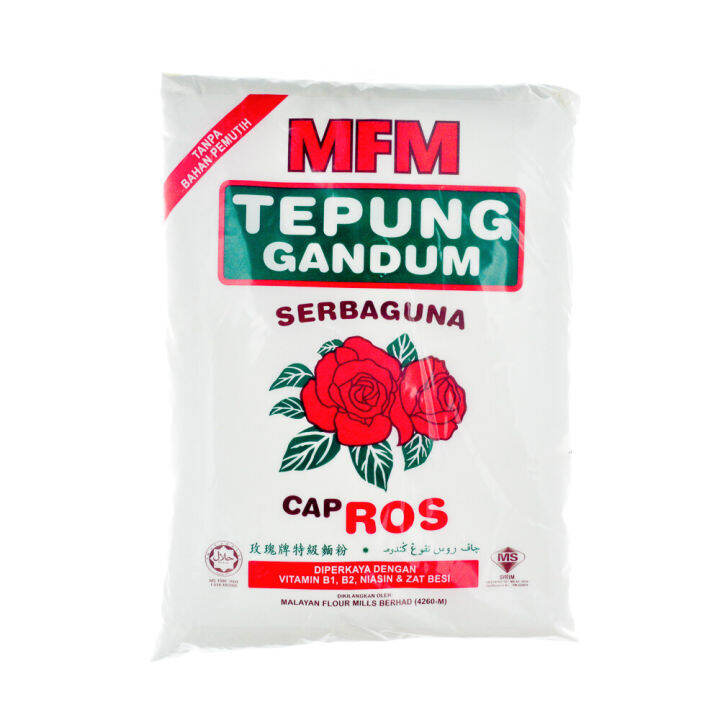 mfm tepung gandum cap ros 850g | Lazada