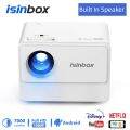 Isinbox K11 WiFi Projector 1080 Full HD Android 12 Bluetooth Phone ...