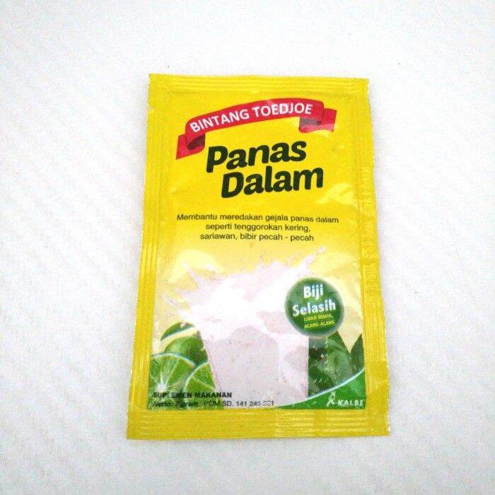 bintang 7 toedjoe per sachet panas dalam biji selasih sariawan | Lazada ...