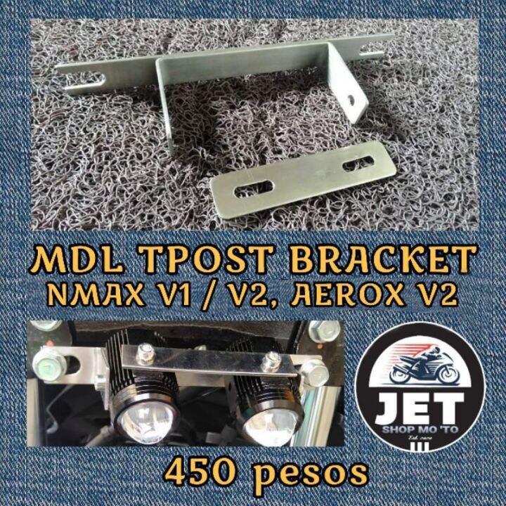 MINI-DRIVING LIGHT T-POST BRACKET (nmax v1v2 and Aerox v2) | Lazada PH
