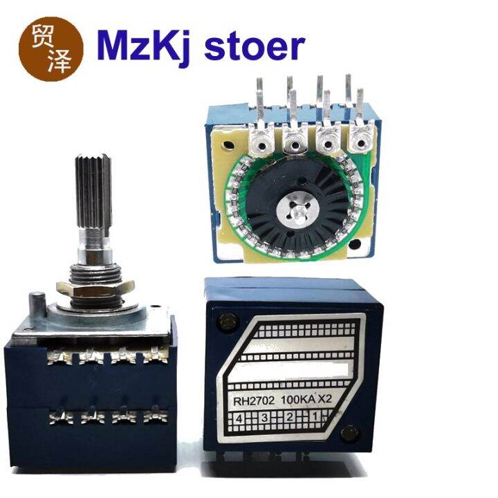 1PCS 2702ใหม่ RH2702 DIP8 Stepping Potentiometer โรตารี่50K 100K 250K ...