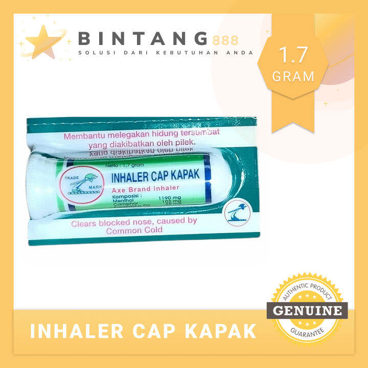 Inhaler Cap Kapak - Membantu Meredakan hidung tersumbat AXE BRAND ...