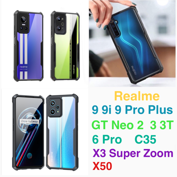 Realme 9 Pro Plus 9i 7 Pro 6 Pro GT Neo 2 Neo 3 3T X50 X3 C35 เคส เคสใส เคสกันกระแทก | Lazada.co.th