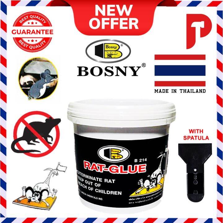 Bosny 400ML Non-Poisonous Rat Glue GAm Tikus (Made In Thailand) | Lazada