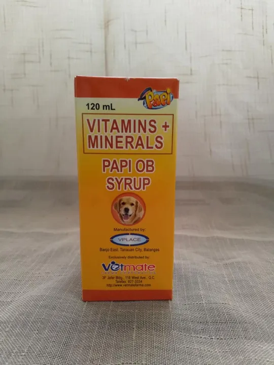 PAPI OB Syrup 120mL Vitamins + Minerals | Lazada PH
