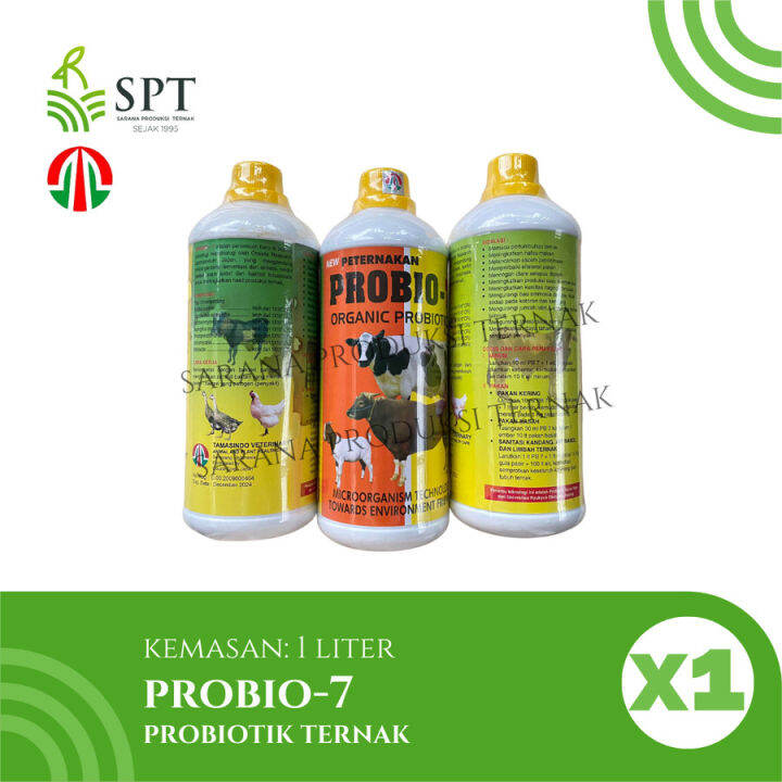 PROBIO 7 TERNAK 1L PROBIOTIK TERNAK SAPI AYAM KAMBING BEBEK PETERNAKAN ...