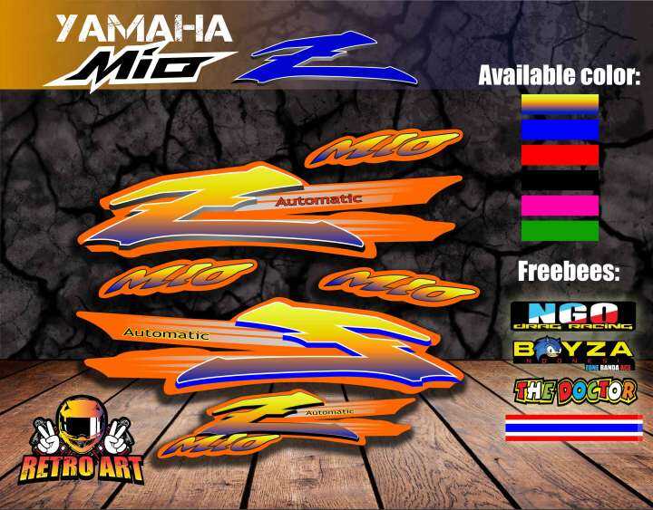 Yamaha Mio Z Decals Sticker | Lazada PH